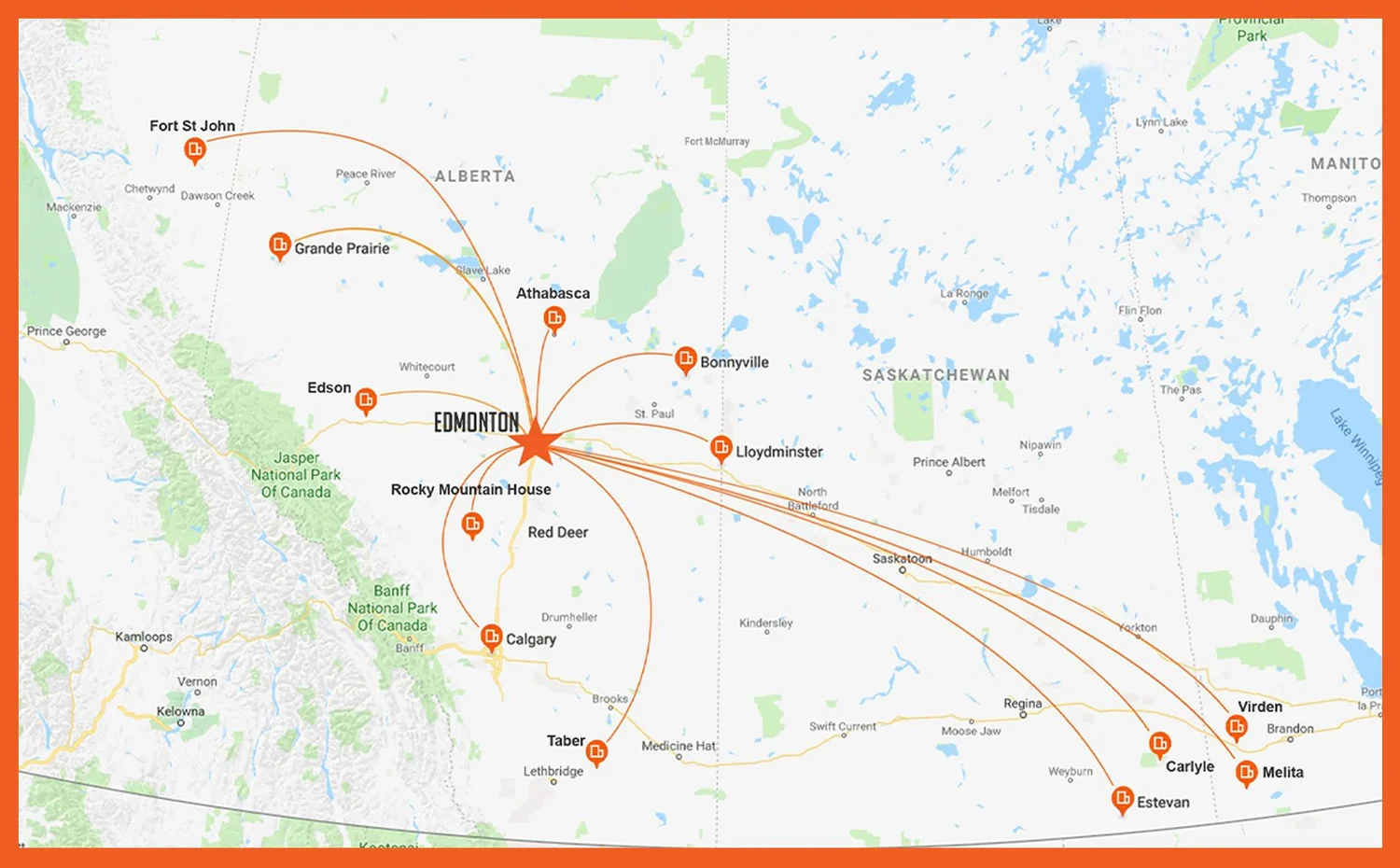 Locations — Swift Oilfield Supply Incorporated