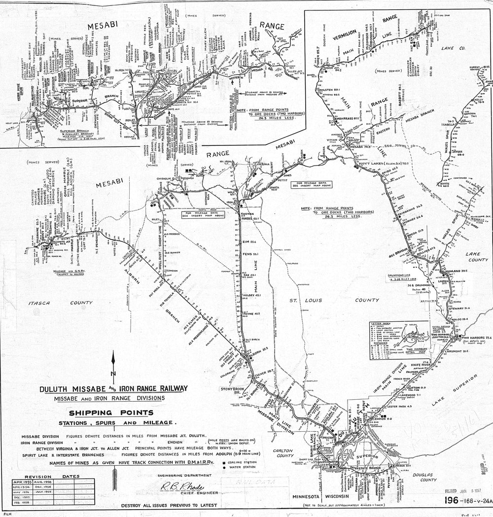 Maps — Missabe Railroad Historical Society