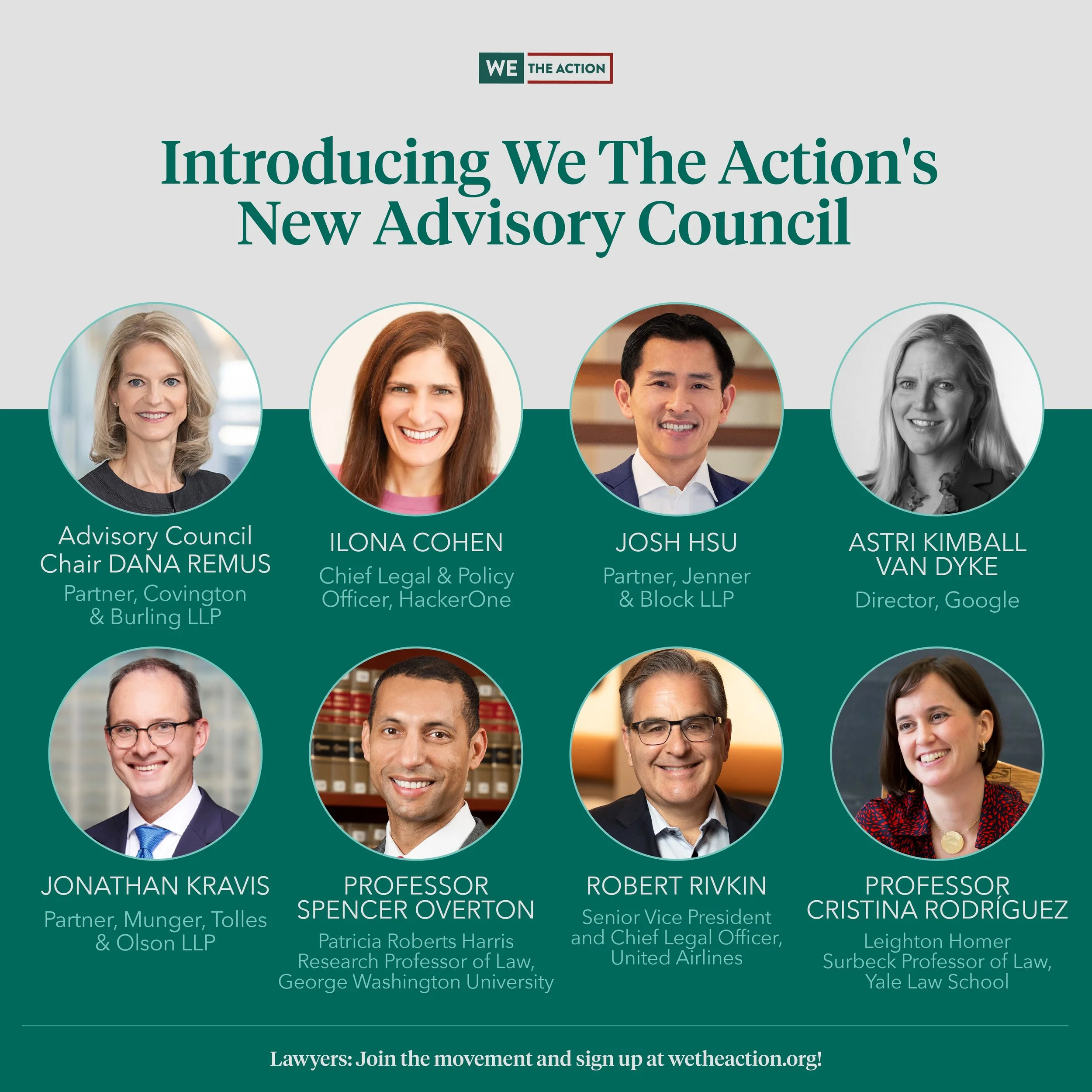 Legal Nonprofit We The Action Announces New Advisory Council Of Leading ...