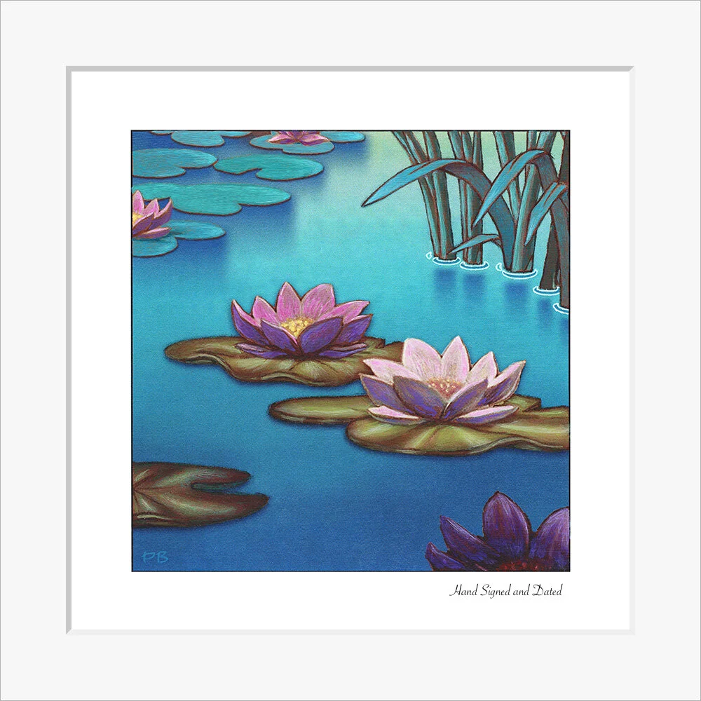 Lily Pad Pond Painting