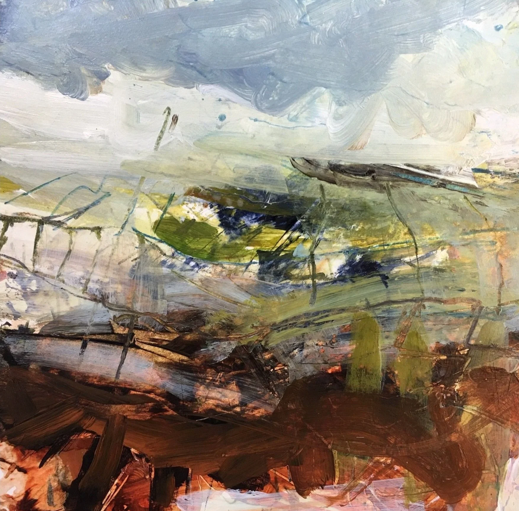 Wide Open Landscapes Online Painting Course — Lewis Noble Abstract ...