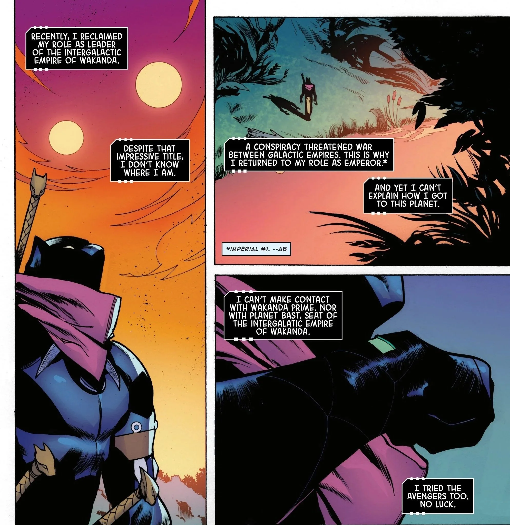 REVIEW: Black Panther – Intergalactic #1 Offers a Cautious, Familiar ...