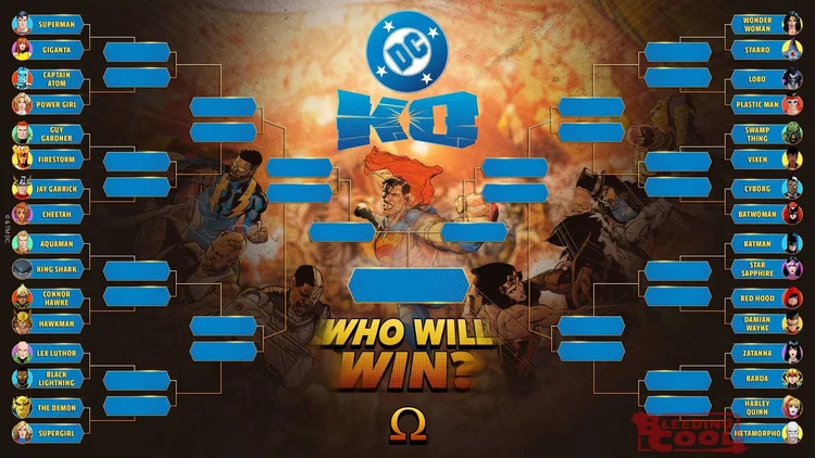 DC KO Brackets for Round 1 Revealed; Further Details Explained — Comic Book Clique