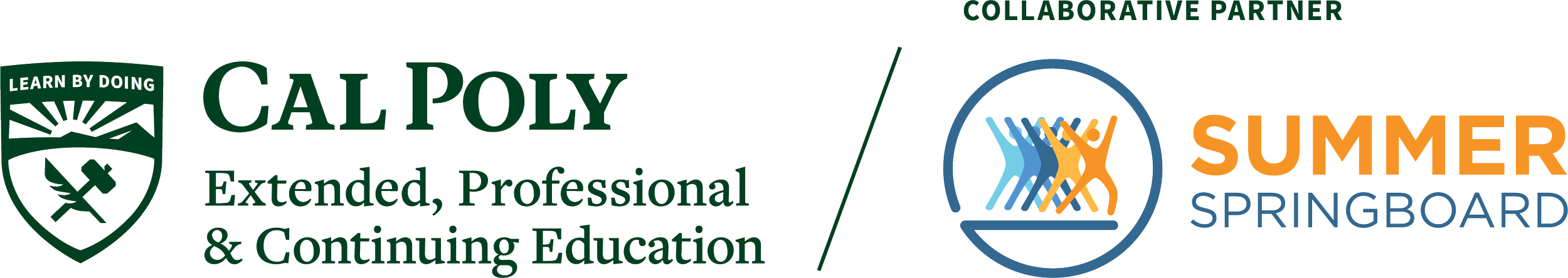 Cal Poly Extended Education In Partnership with Summer Springboard