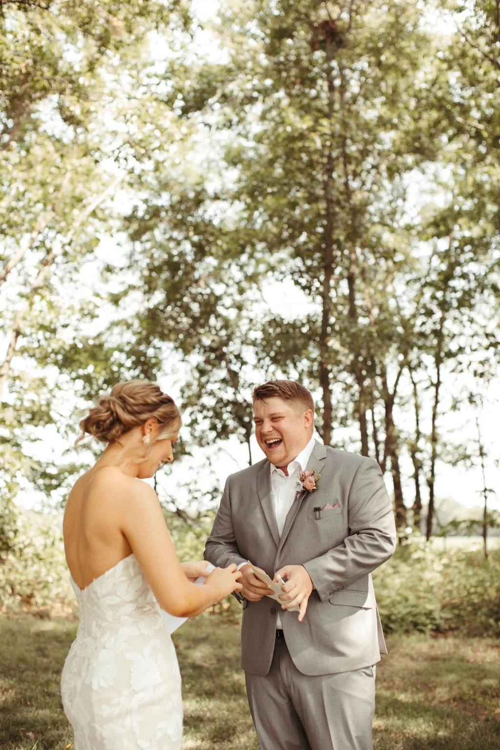 Cottage Core Wedding by the Lake | Katie + Brett from Columbia, MO ...