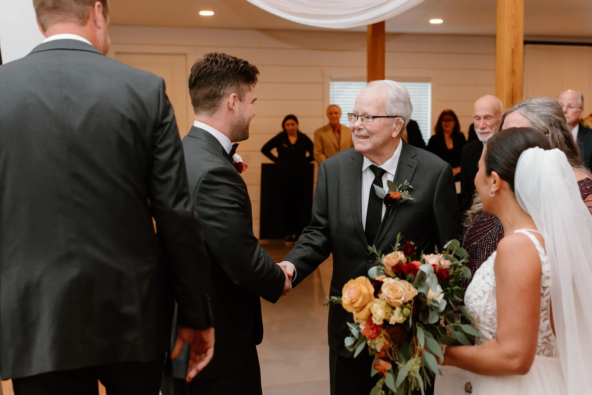 Fall Wedding Venue at Emerson Fields | Chrysa + Jake from Alton ...