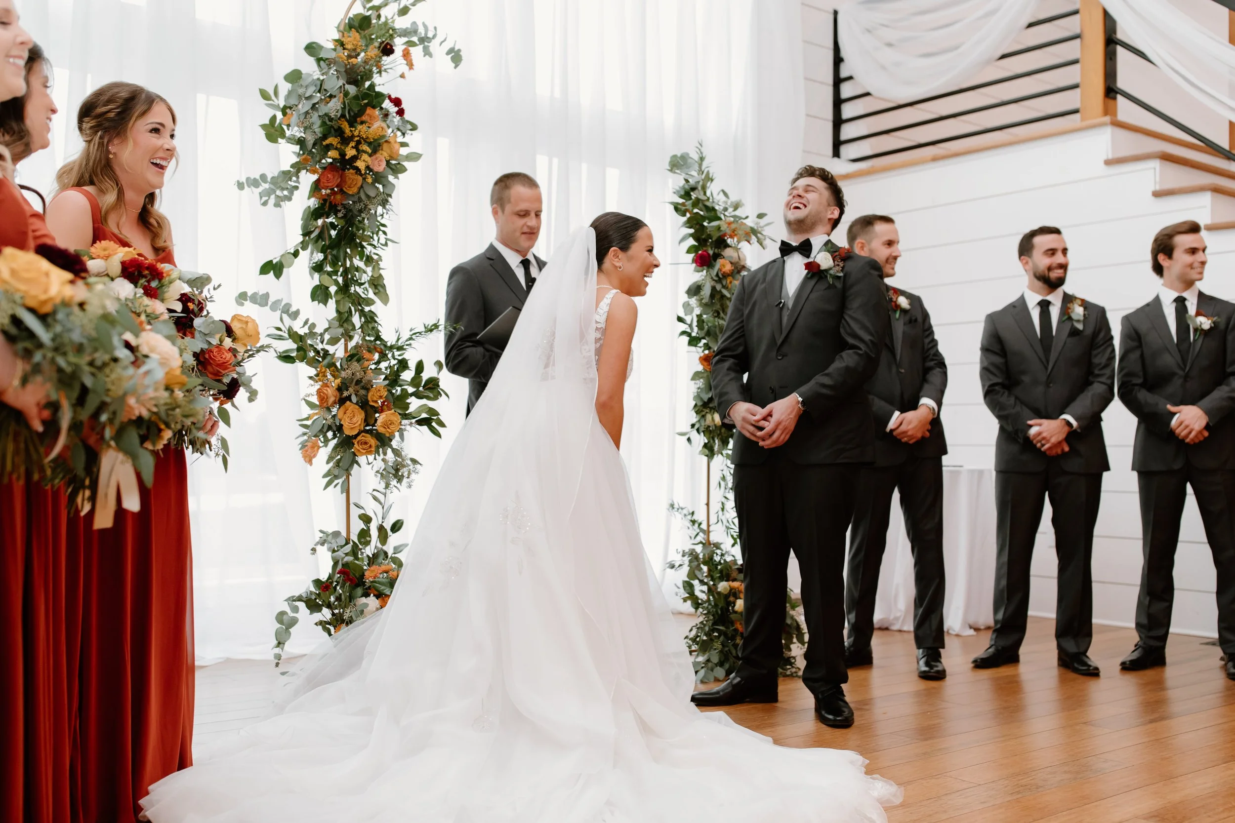 Fall Wedding Venue at Emerson Fields | Chrysa + Jake from Alton ...