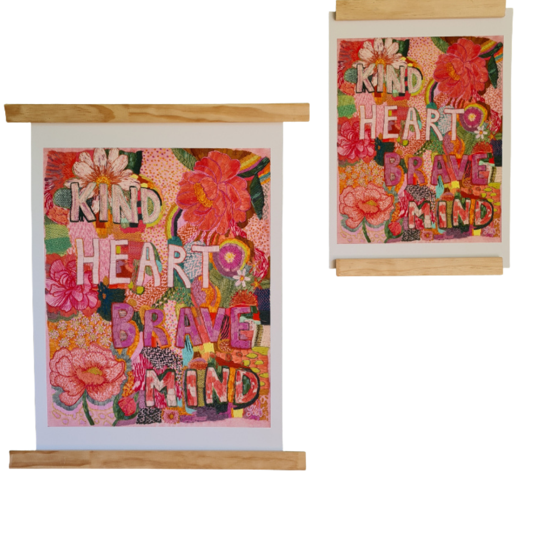Kind Heart Fine Art Print — Fleur Woods Art