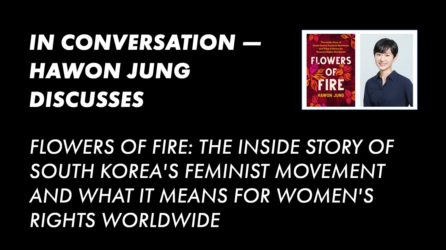 9DASHLINE — In Conversation with Hawon Jung