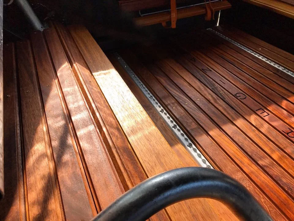 Land Rover Defender teak, oak, walnut or wenge rear load decks. The ...