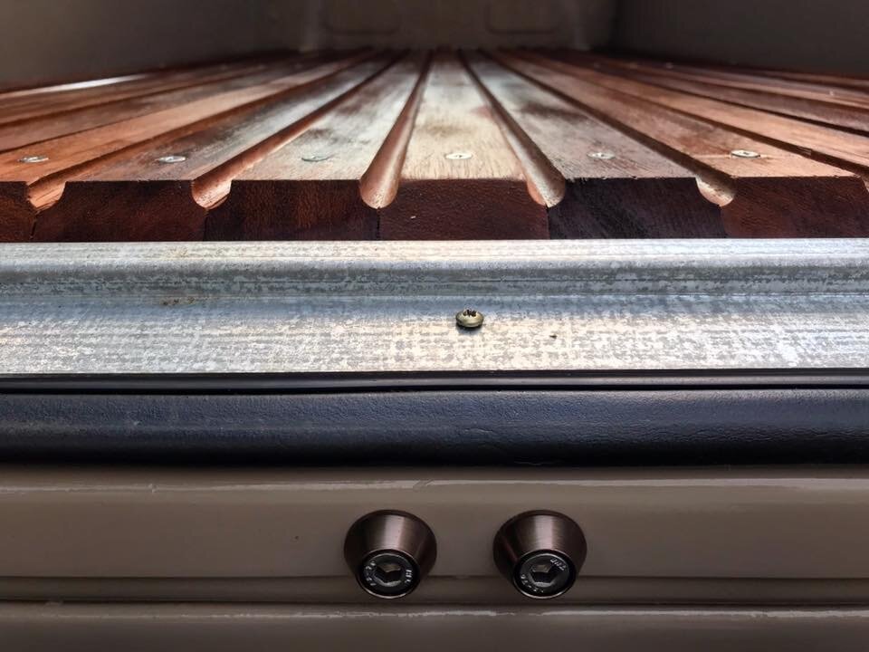 Land Rover Defender teak, oak, walnut or wenge rear load decks. The ...