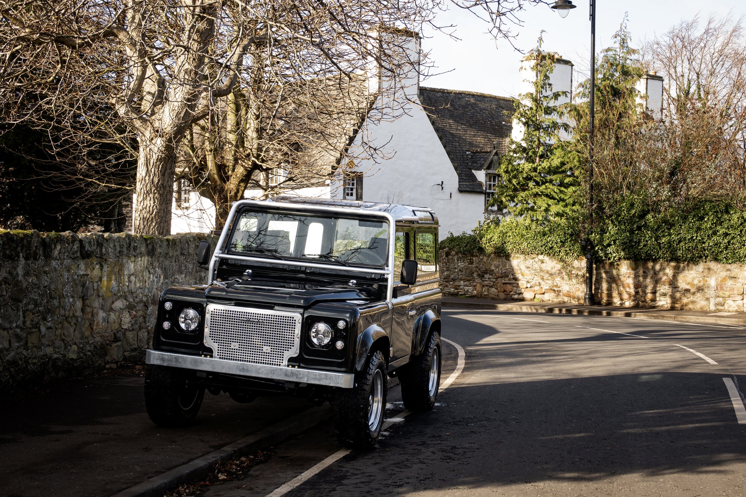 Factory 50th Edition V8 Land Rover Defender with 4spd automatic ...