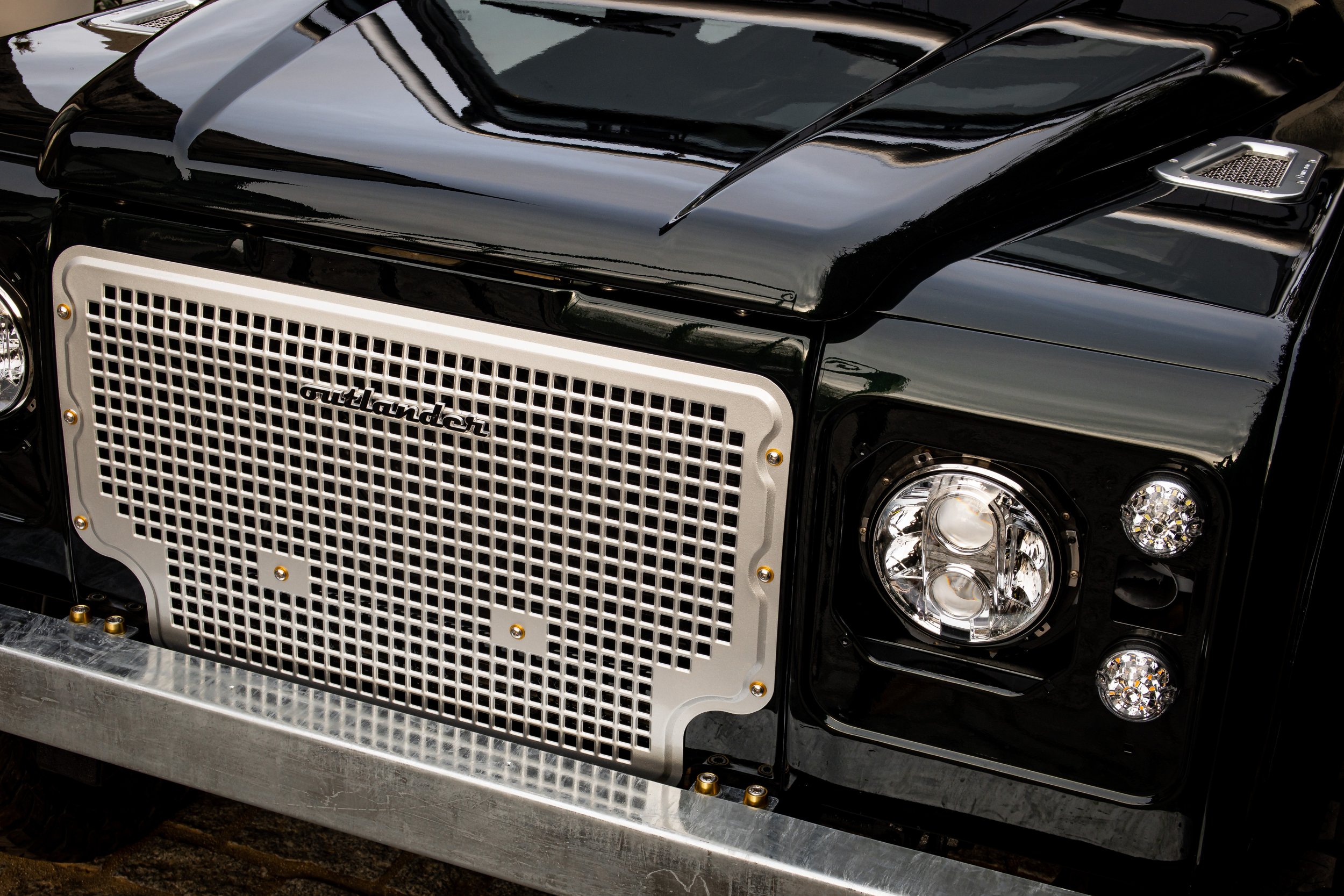 Factory 50th Edition V8 Land Rover Defender with 4spd automatic ...