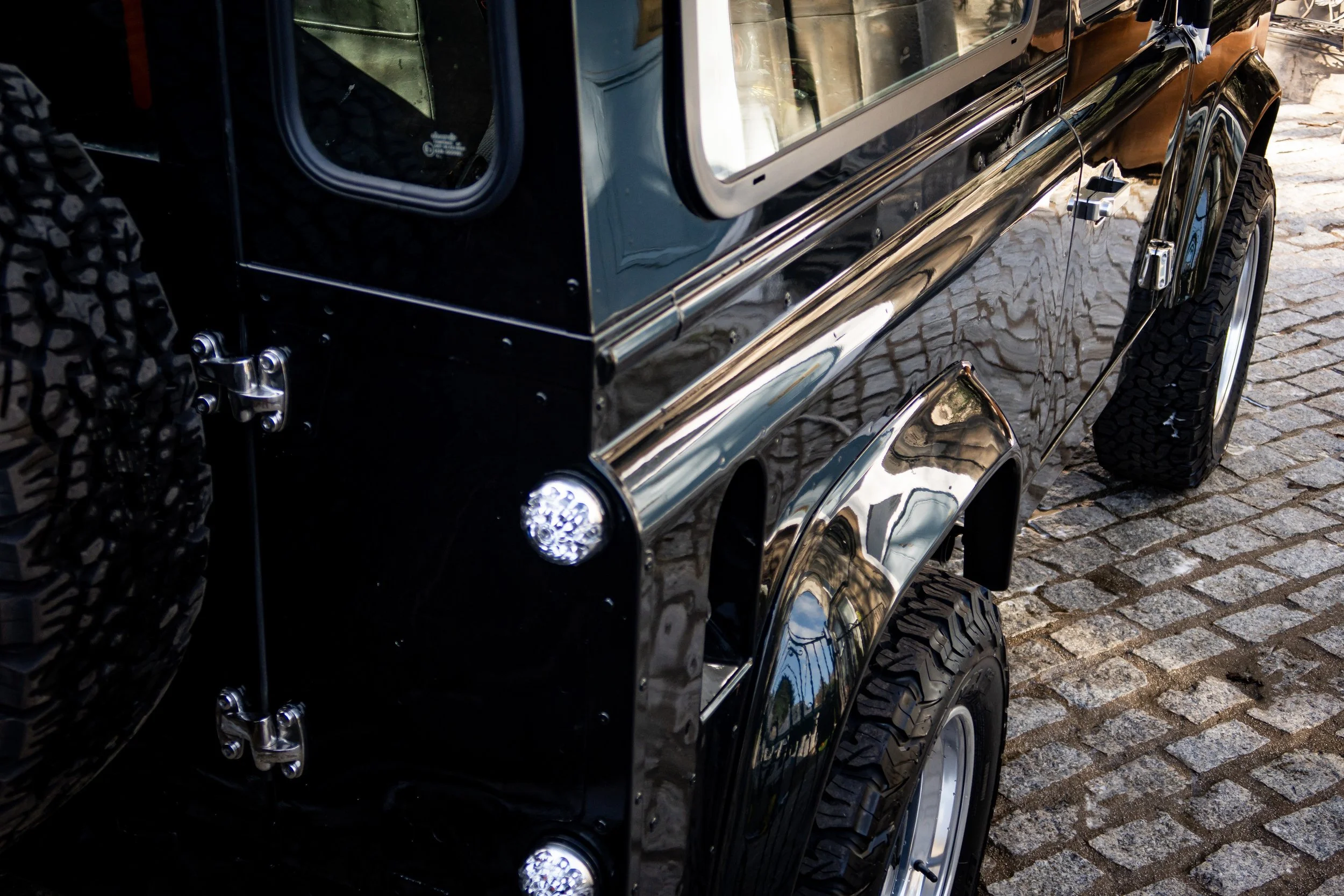 Factory 50th Edition V8 Land Rover Defender with 4spd automatic ...