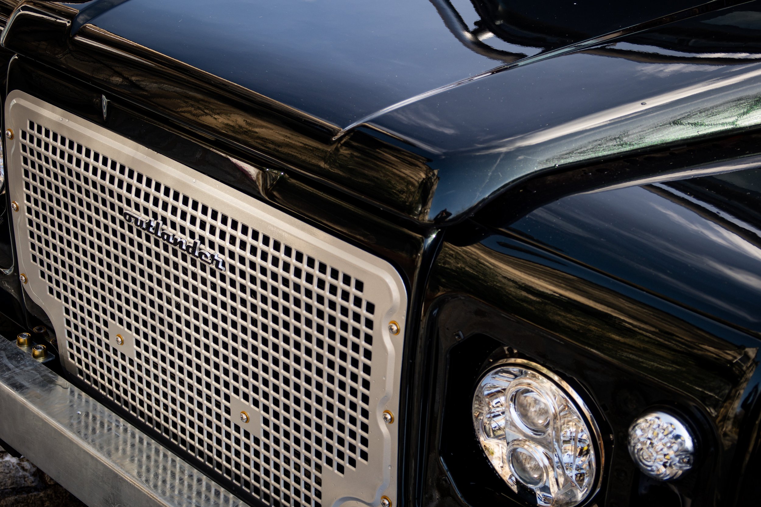 Factory 50th Edition V8 Land Rover Defender with 4spd automatic ...