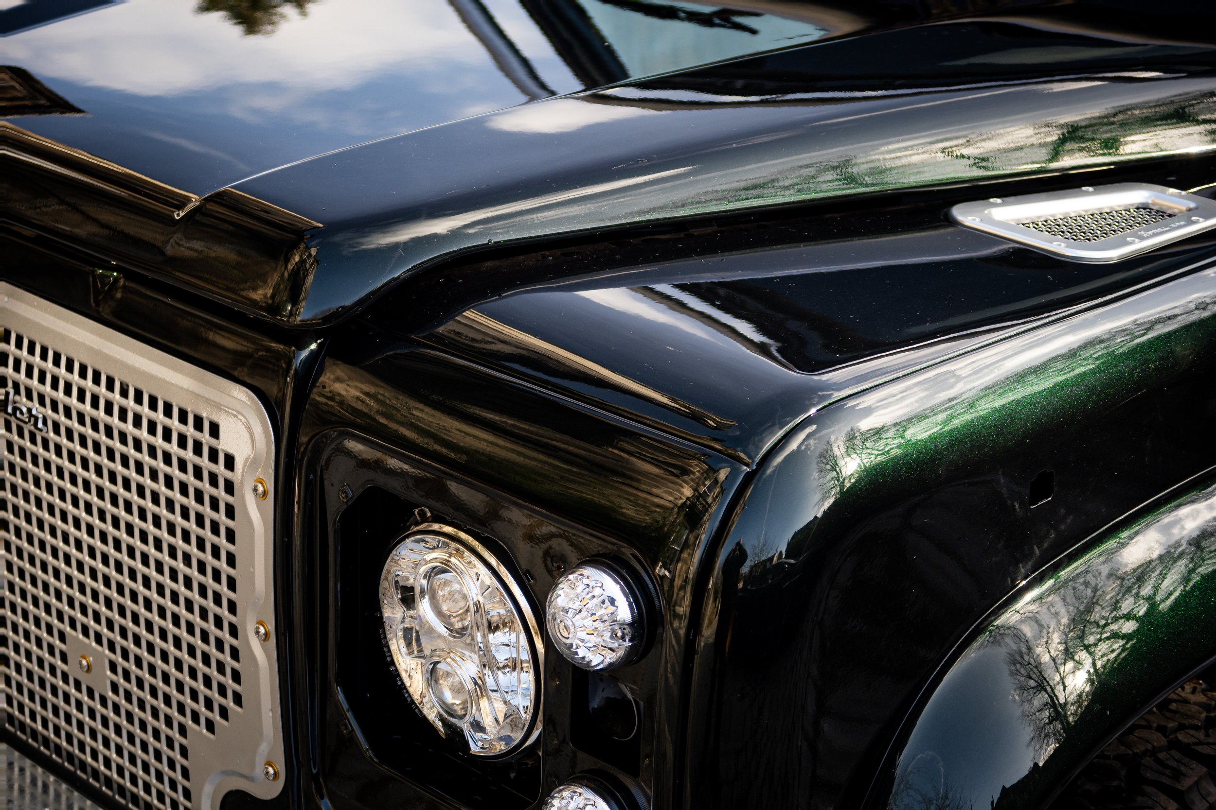 Factory 50th Edition V8 Land Rover Defender with 4spd automatic ...