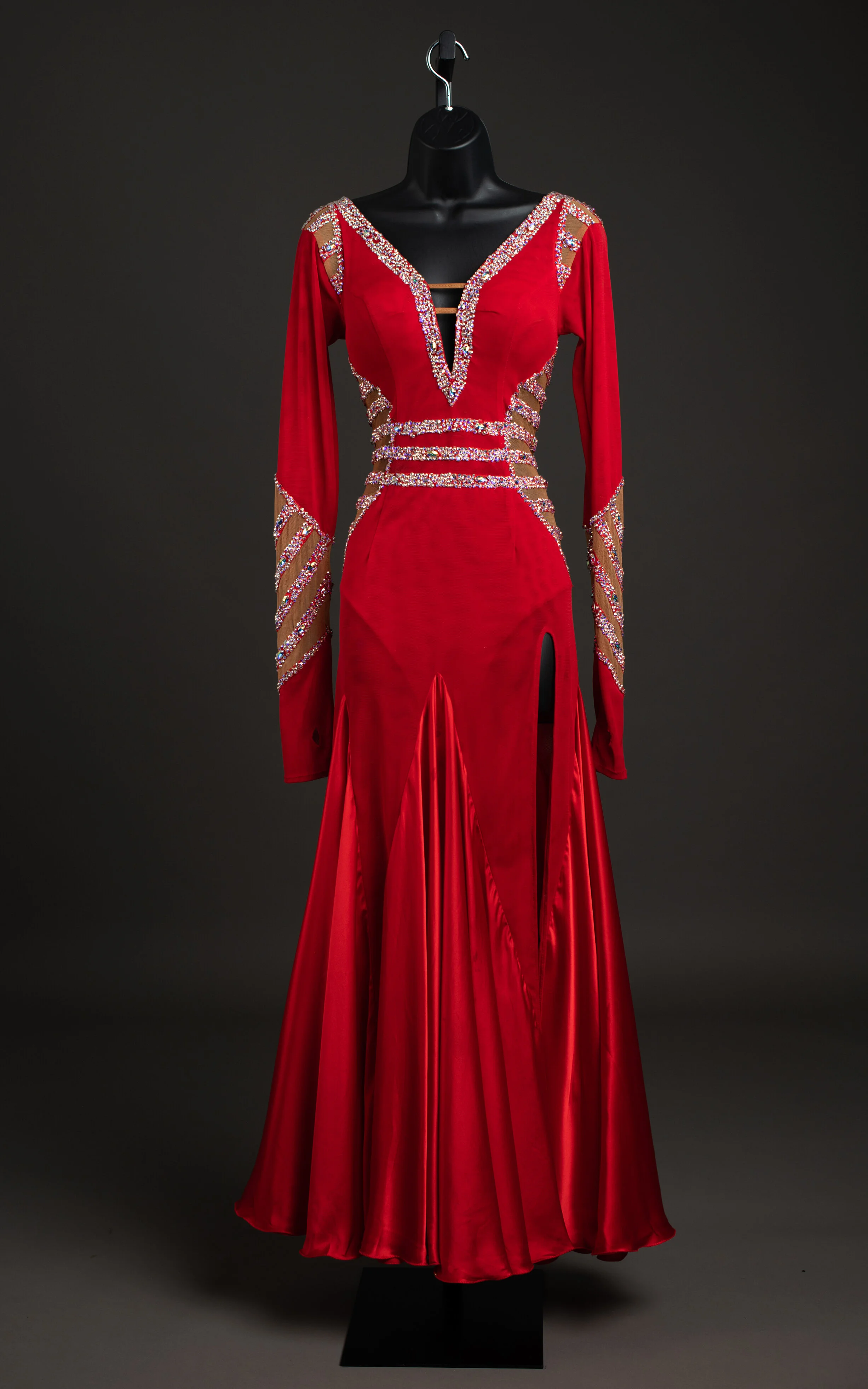 Red Smooth With AB Lines DOR DESIGNS