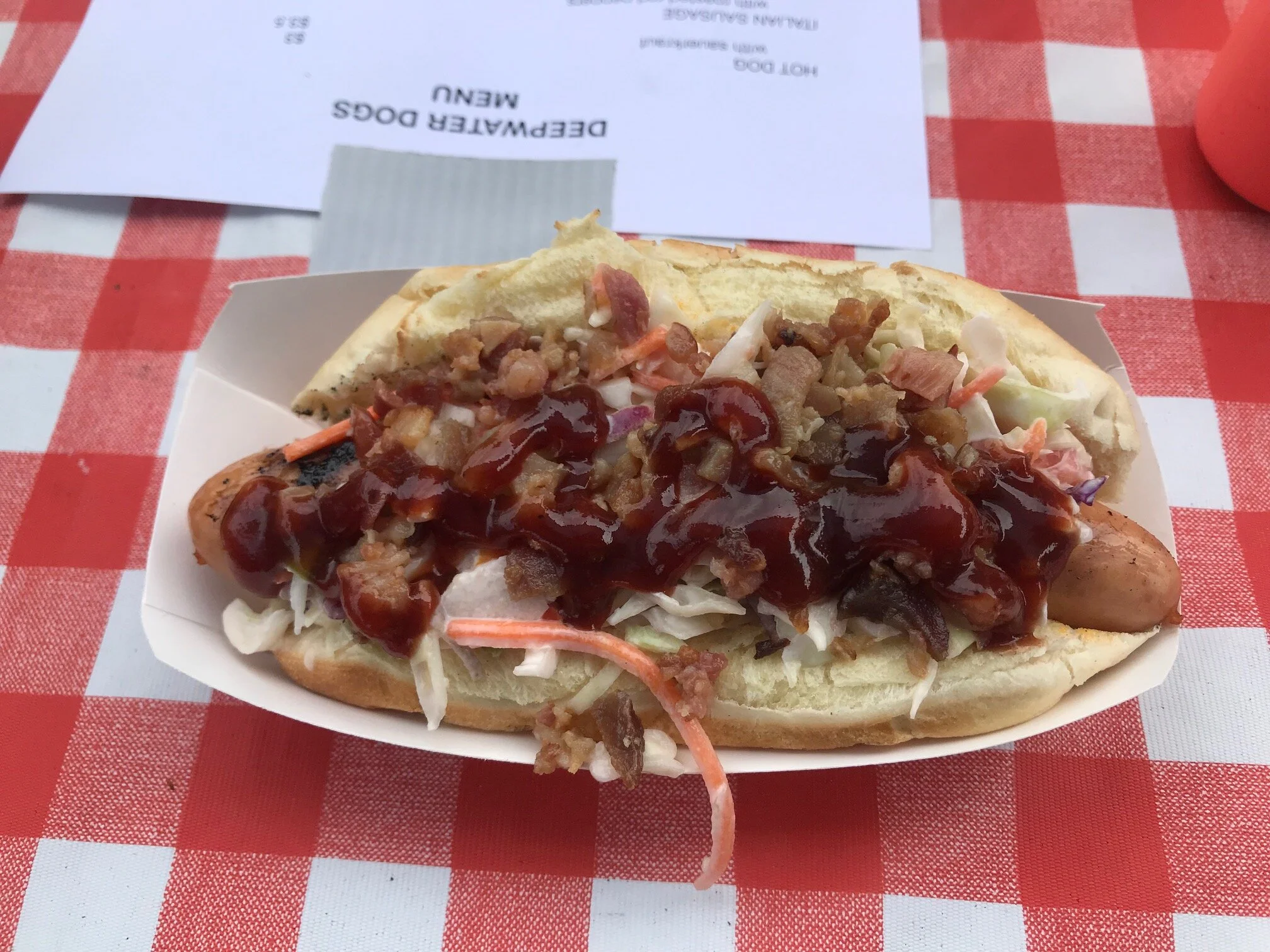 Menu — DEEPWATER HOT DOGS