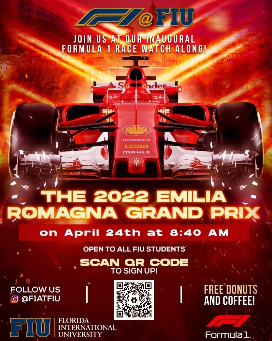 Formula 1 Watch Party with @F1atFIU — NXT LVL Gaming