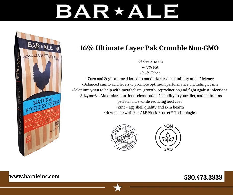 Bar ALE Livestock Feed