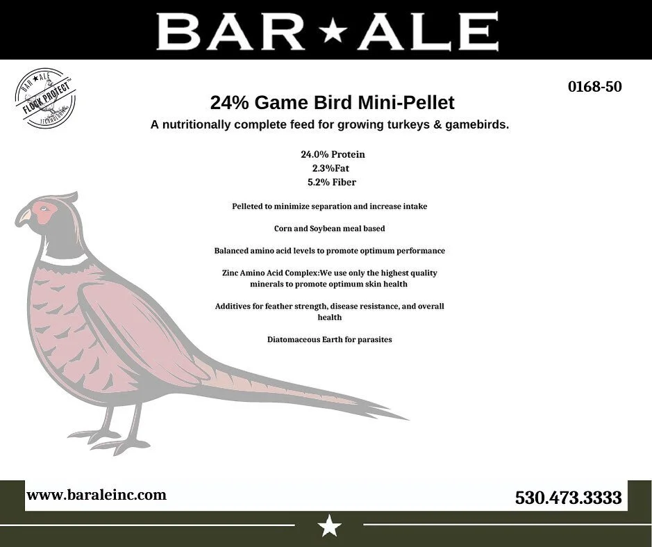 Bar ALE Livestock Feed