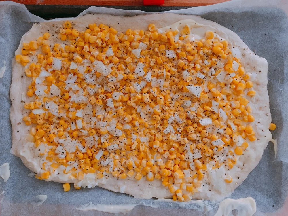 Korean Pizza Corn