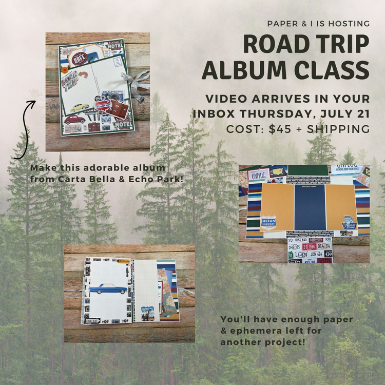Road Trip Album Class — paper & i