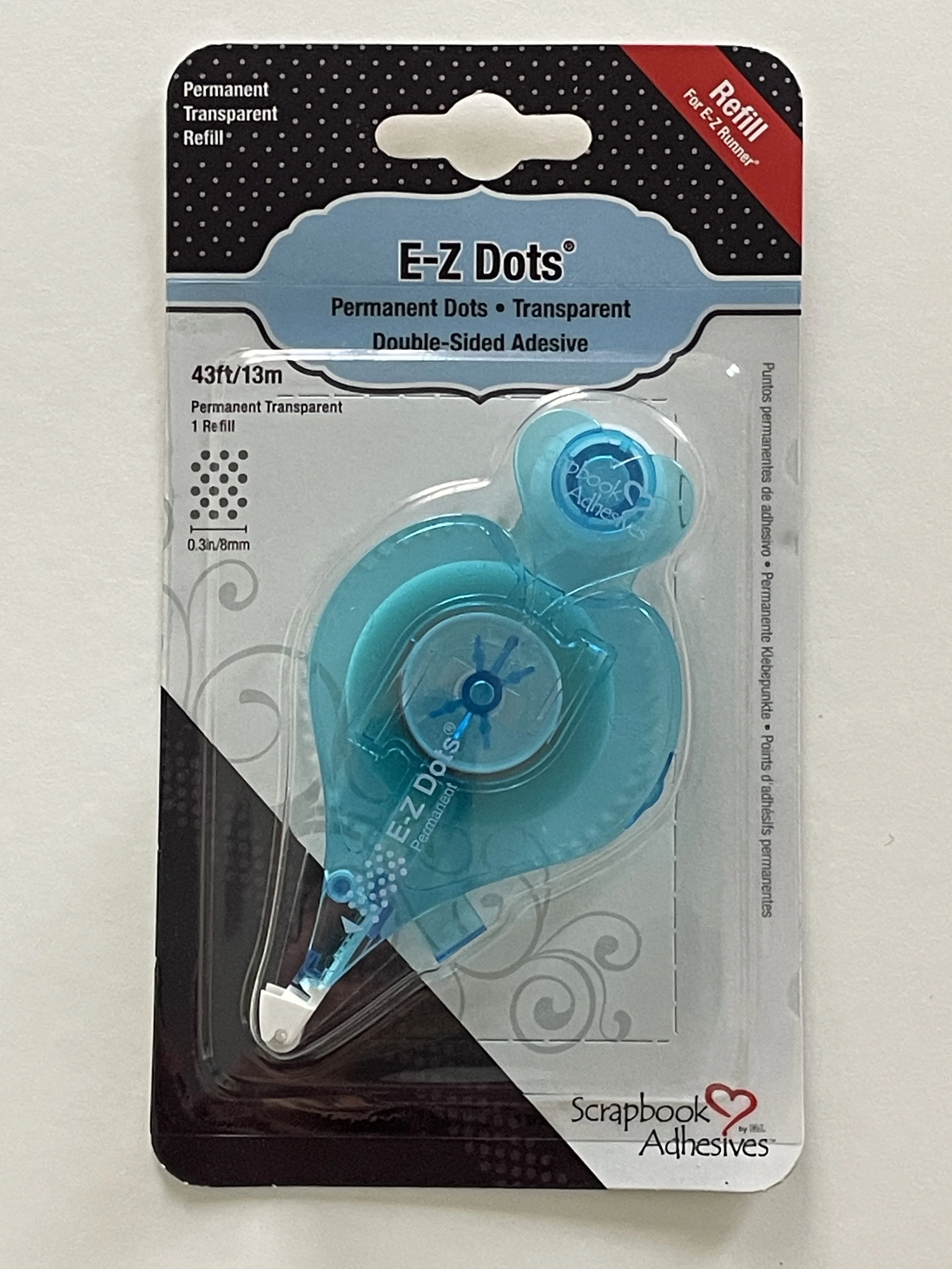 Scrapbook Adhesives – E-Z Dots Permanent Transparent Refill — paper & i