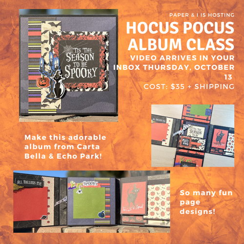Hocus Pocus Album Class — paper & i