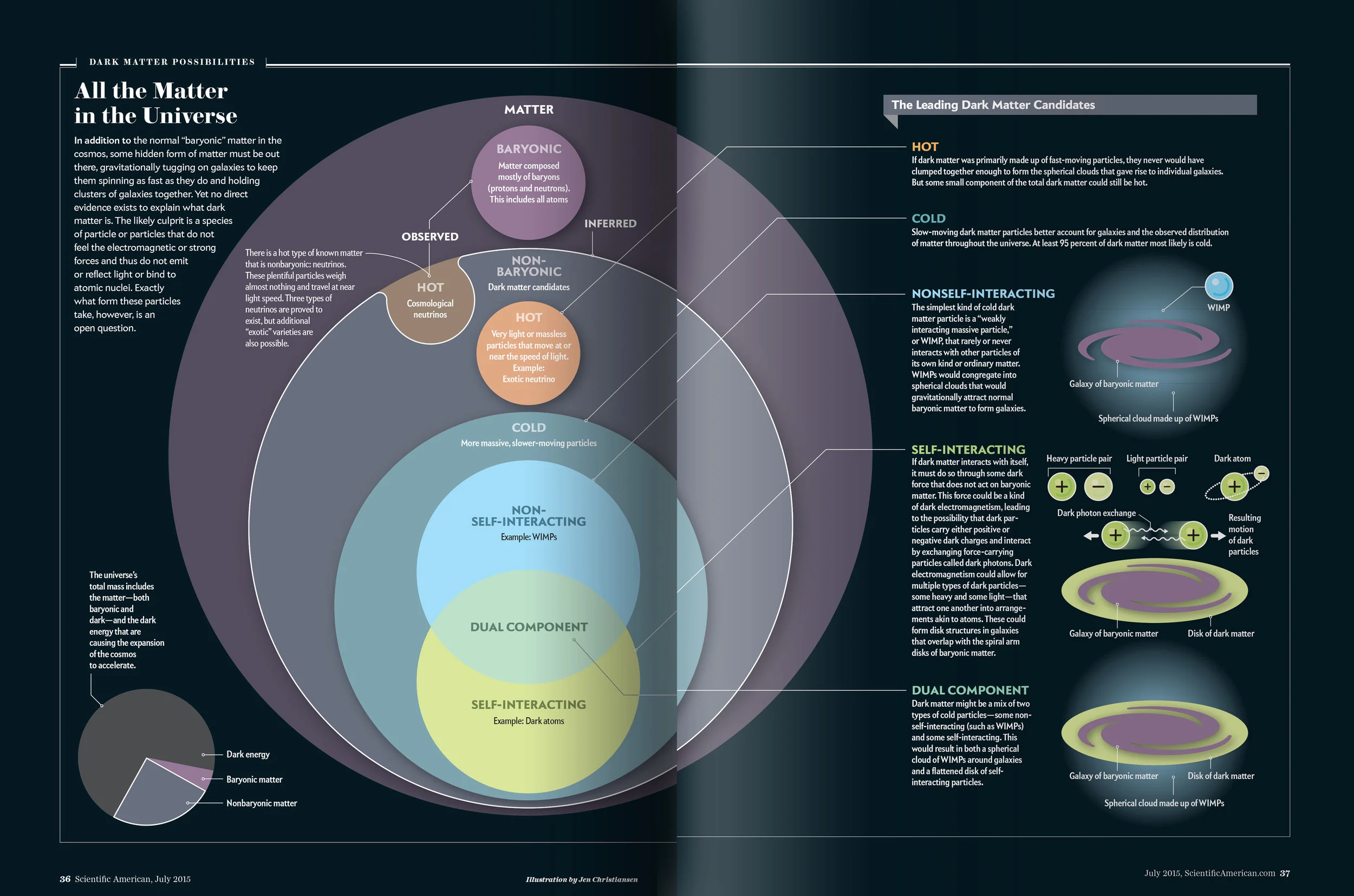 Dark Matter Distribution Poster