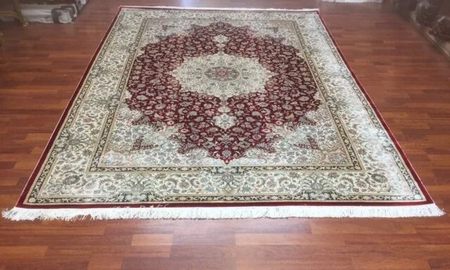 Power-Loom Silk Rugs — Woven Rug Gallery