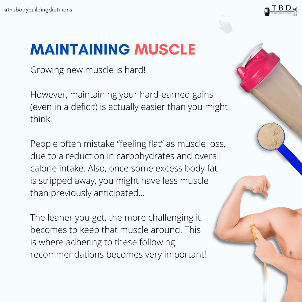 How To Lose Fat While Maintaining Your Muscle — The Bodybuilding Dietitians