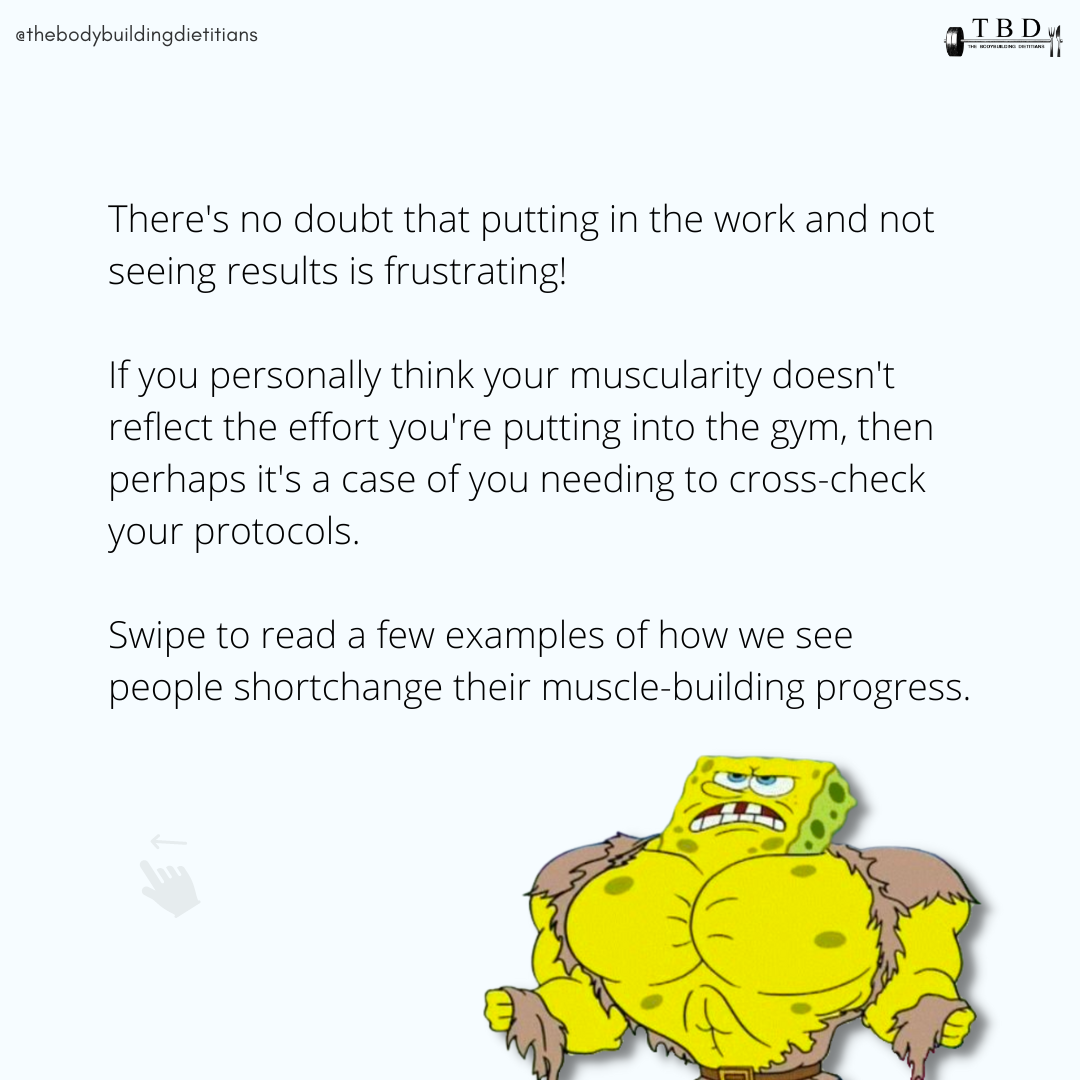 Why You're Not Gaining Muscle — The Bodybuilding Dietitians