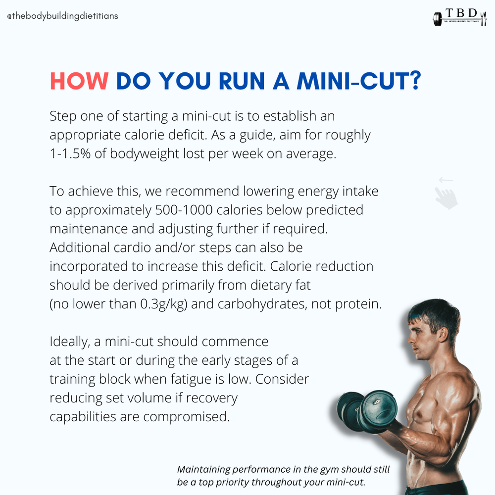 Your Guide To Mini-Cuts - Faster Fat Loss! — The Bodybuilding Dietitians