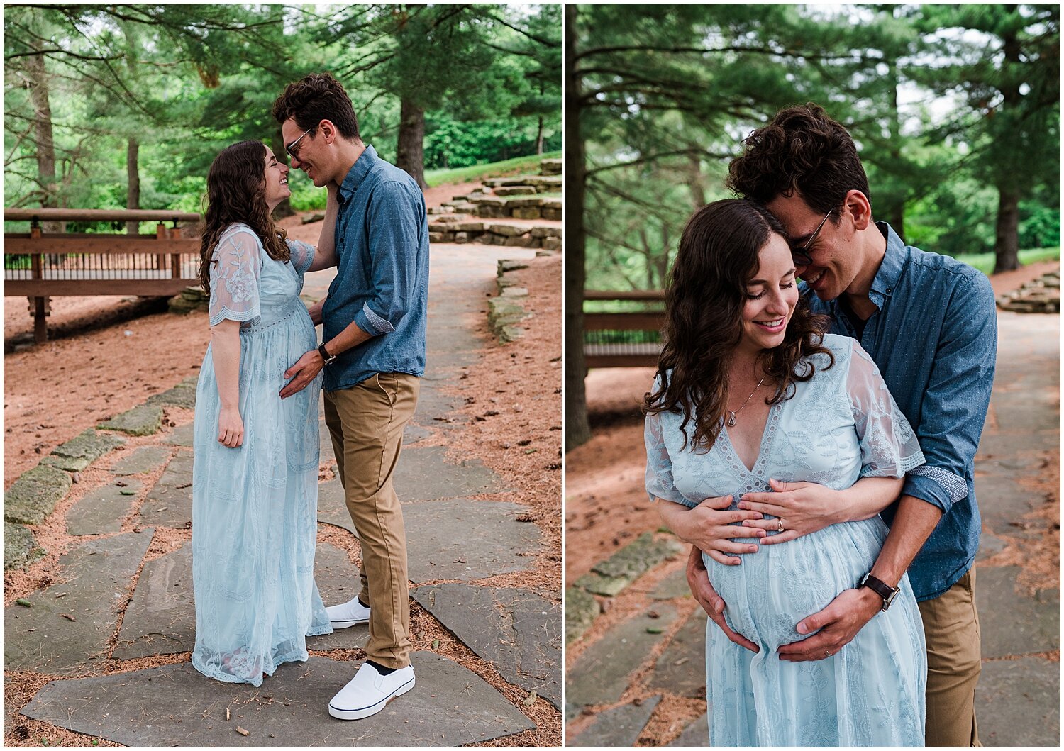 The Gardens at SIUE Couples Maternity Session — St. Louis Dance ...