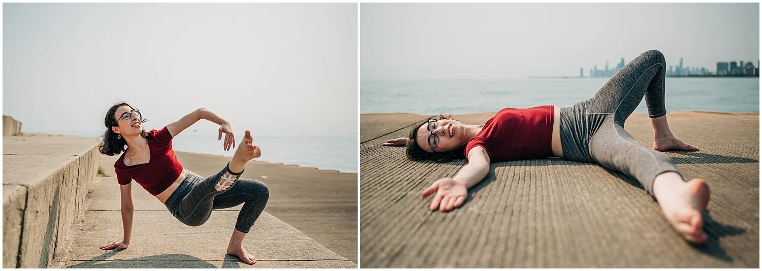 Chicago Choreographer and Dance Portrait Session at Montrose Harbor ...