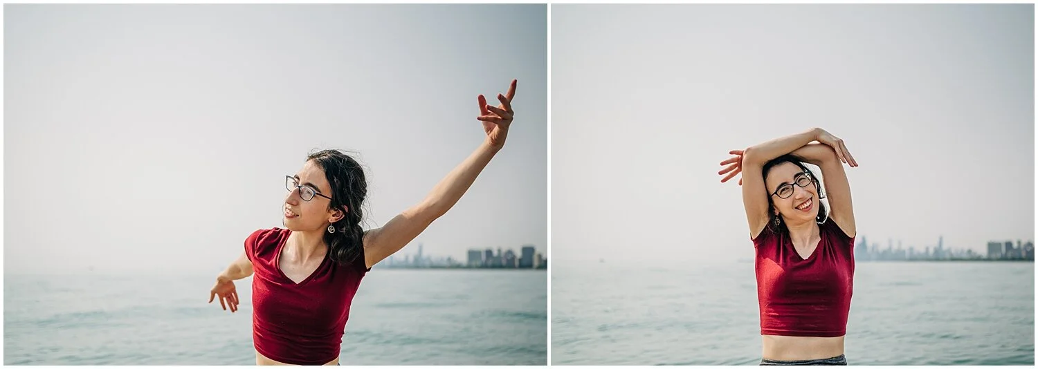 Chicago Choreographer and Dance Portrait Session at Montrose Harbor ...