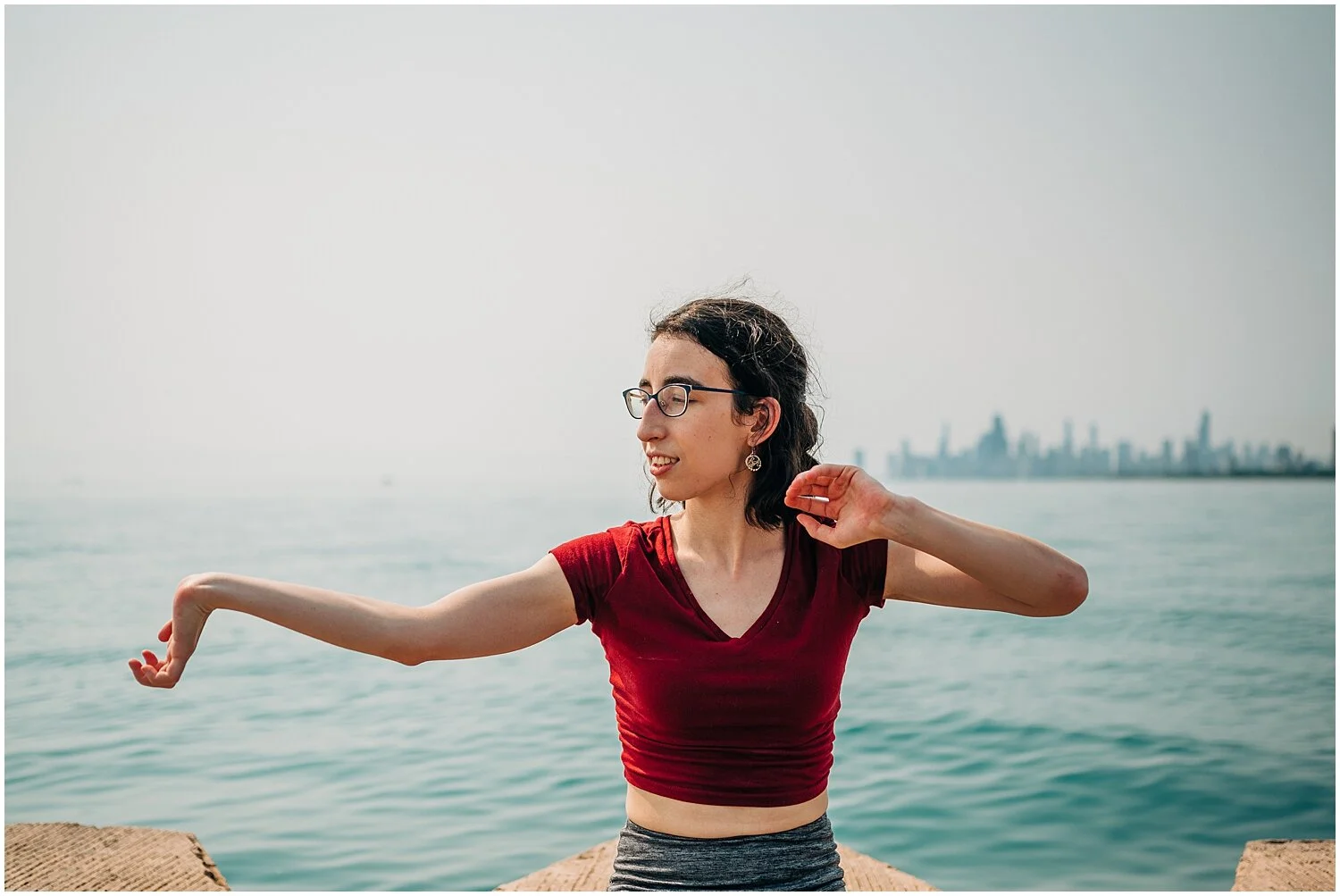 Chicago Choreographer and Dance Portrait Session at Montrose Harbor ...