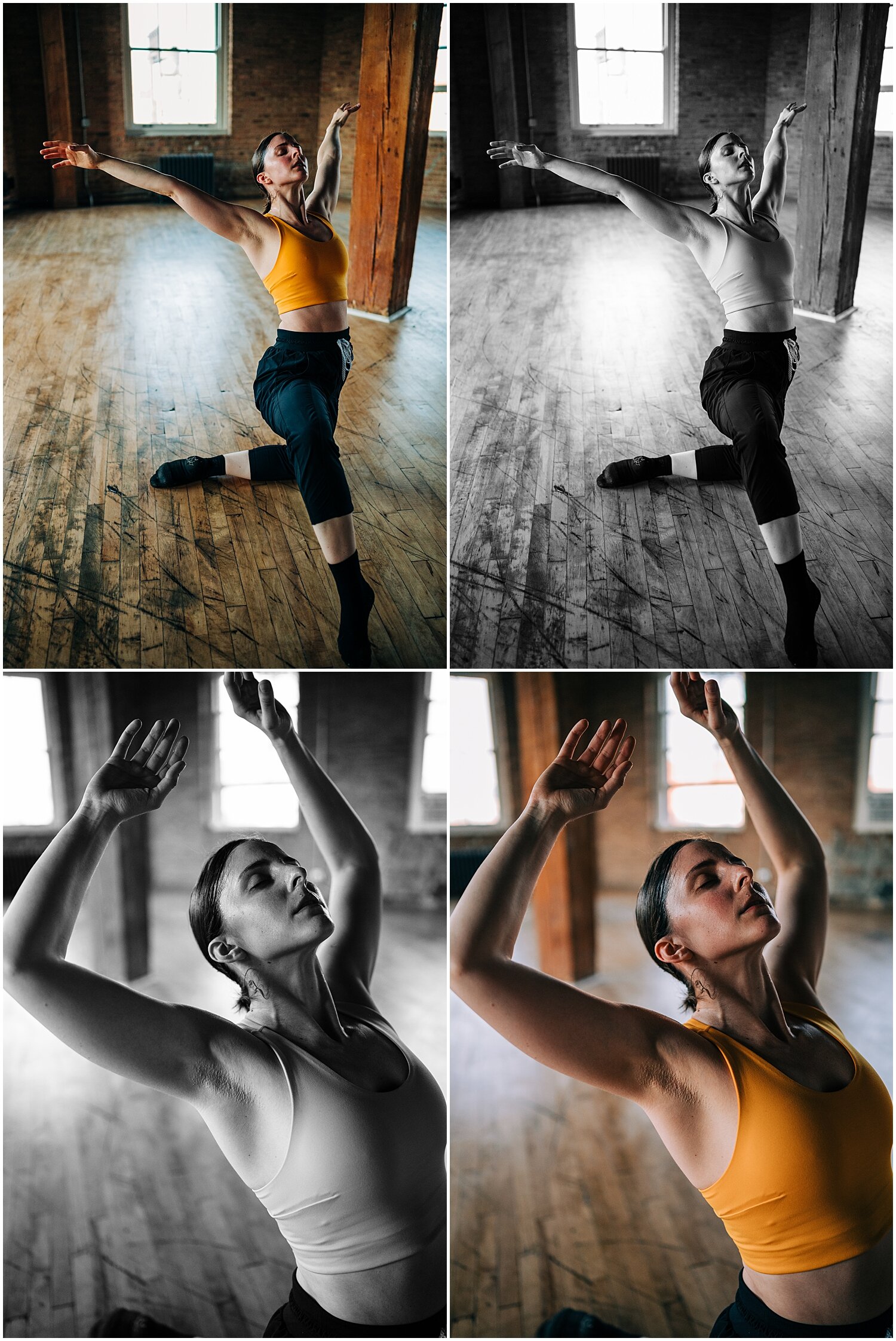 Chicago Freelance Dancer Studio Portrait Session at Lumber Studios ...