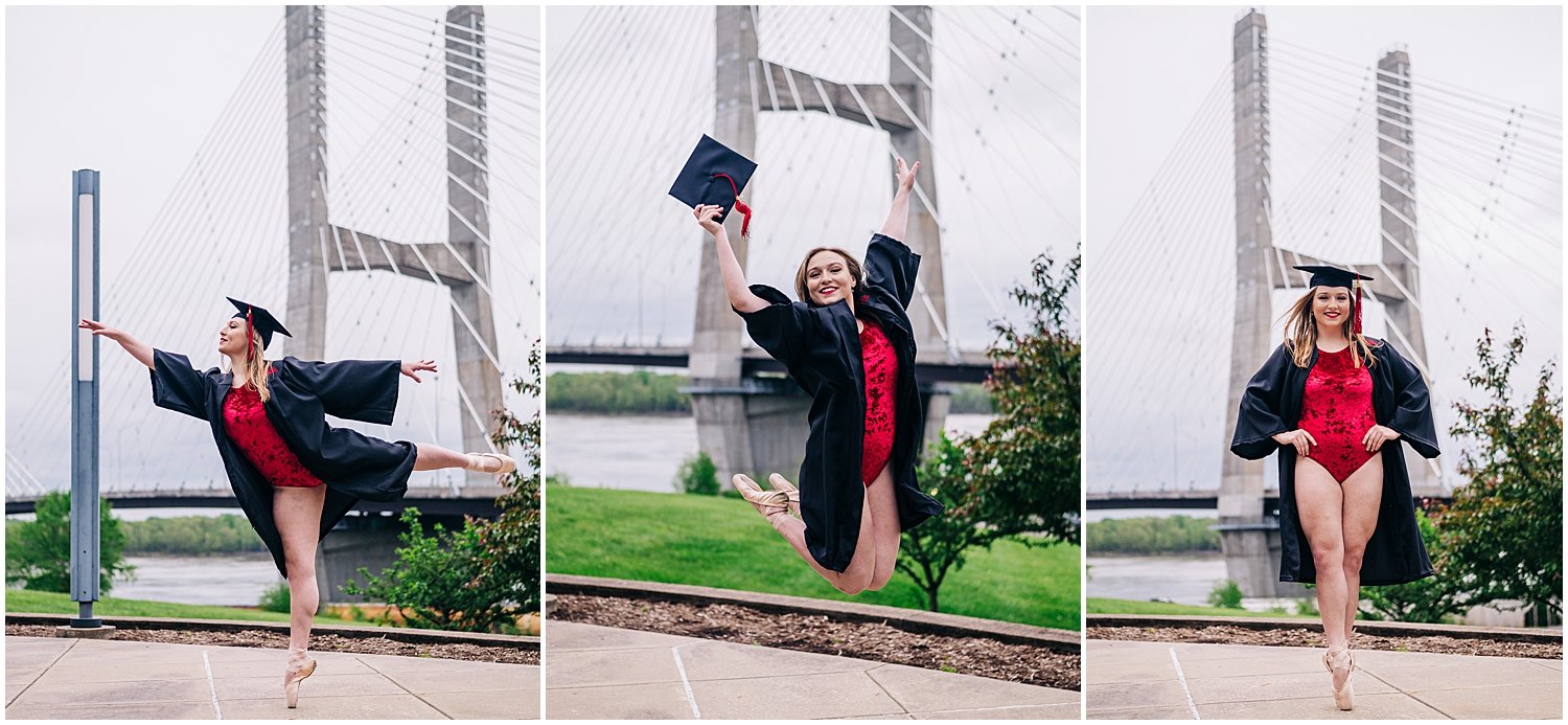 College Dancer Graduation Photo Session | Cheridan Couty — St. Louis ...