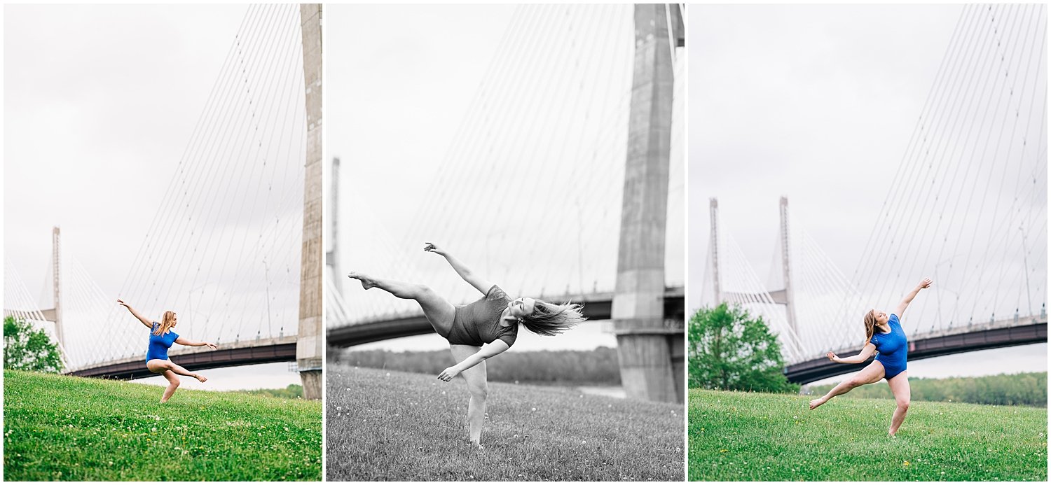 College Dancer Graduation Photo Session | Cheridan Couty — St. Louis ...