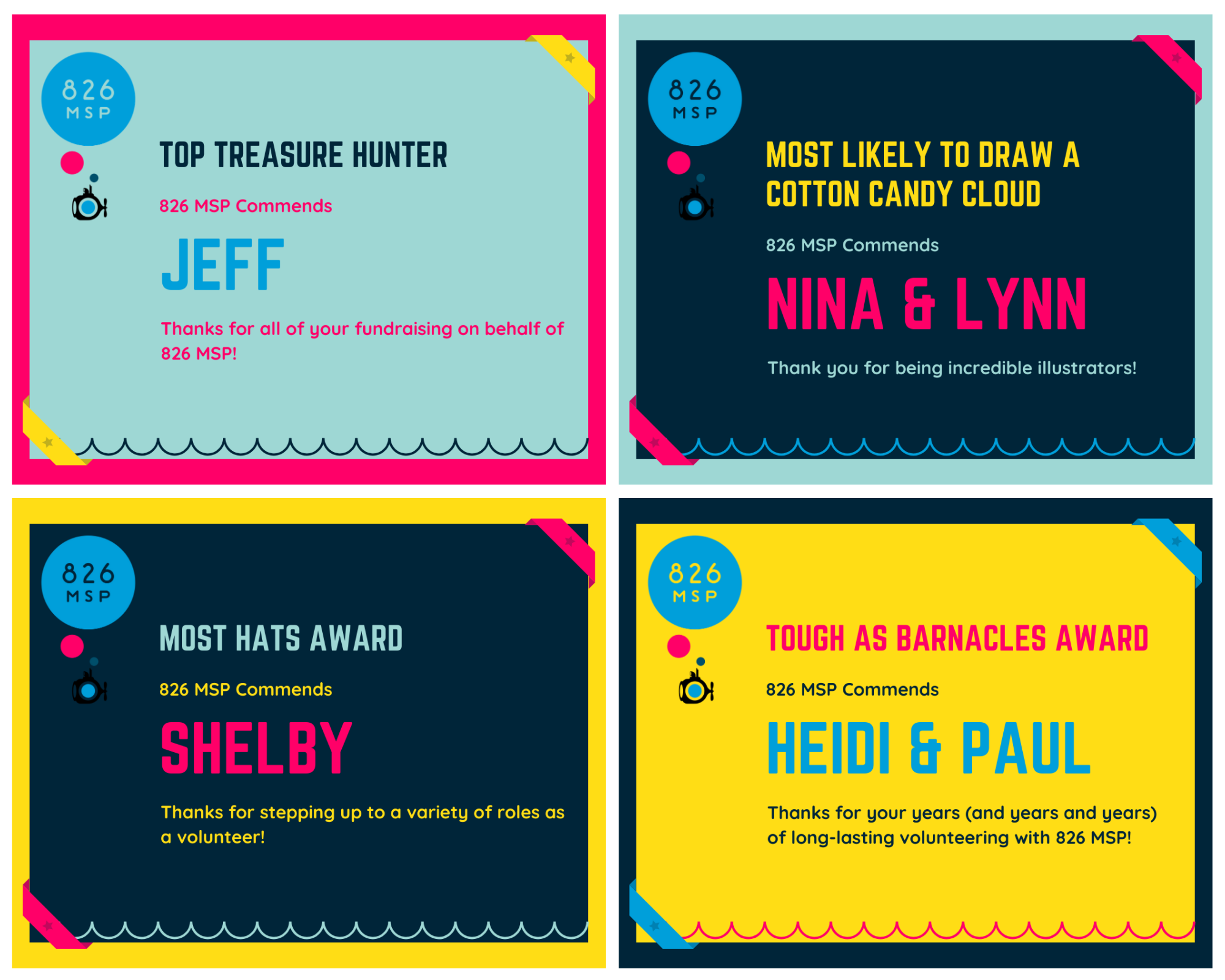 Unusual Awards for Extraordinary Volunteers - by Ellen Fee, Program ...