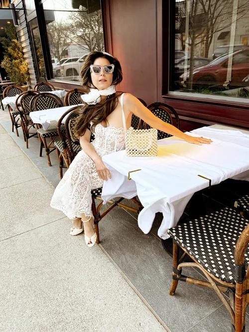 Effortlessly Style a Lace Column Dress for Any Occasion — LUXE OF BLUE