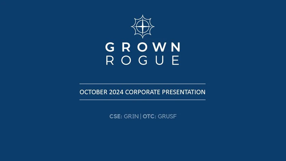 INVESTORS — GROWN ROGUE