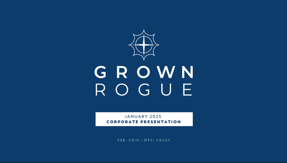 INVESTORS — GROWN ROGUE
