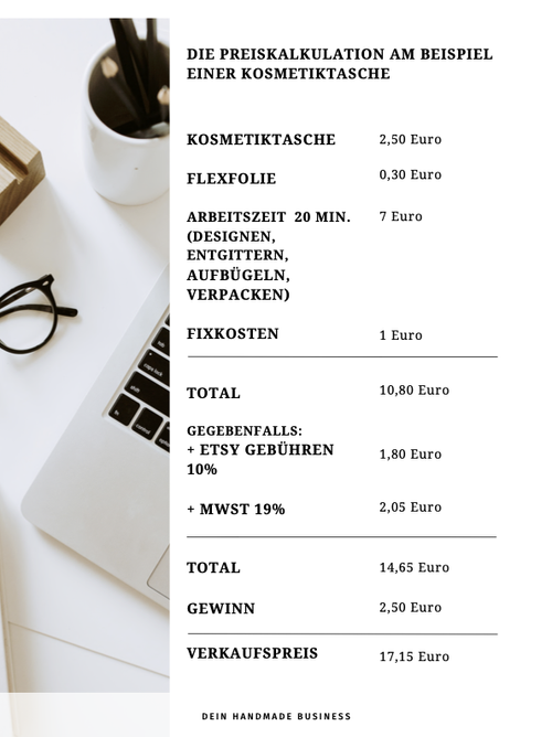 Stundenlohn als Kleinunternehmer mit deinem Handmade Business — Dein ...