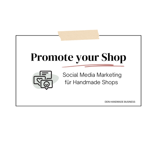 Promote your Shop Sales Page — Dein Handmade Business
