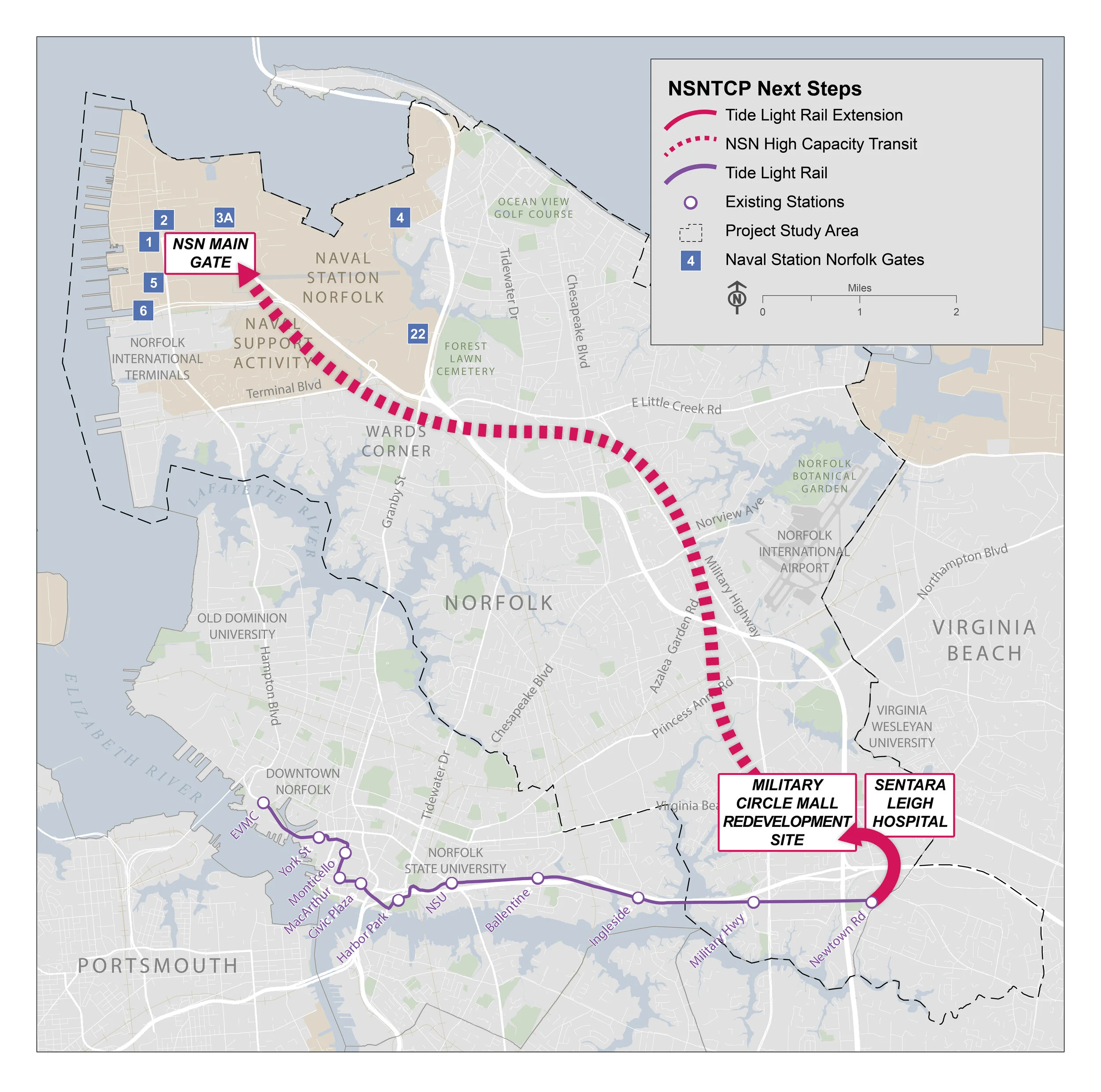 Project Update: August 2021 — Naval Station Norfolk Transit Corridor ...