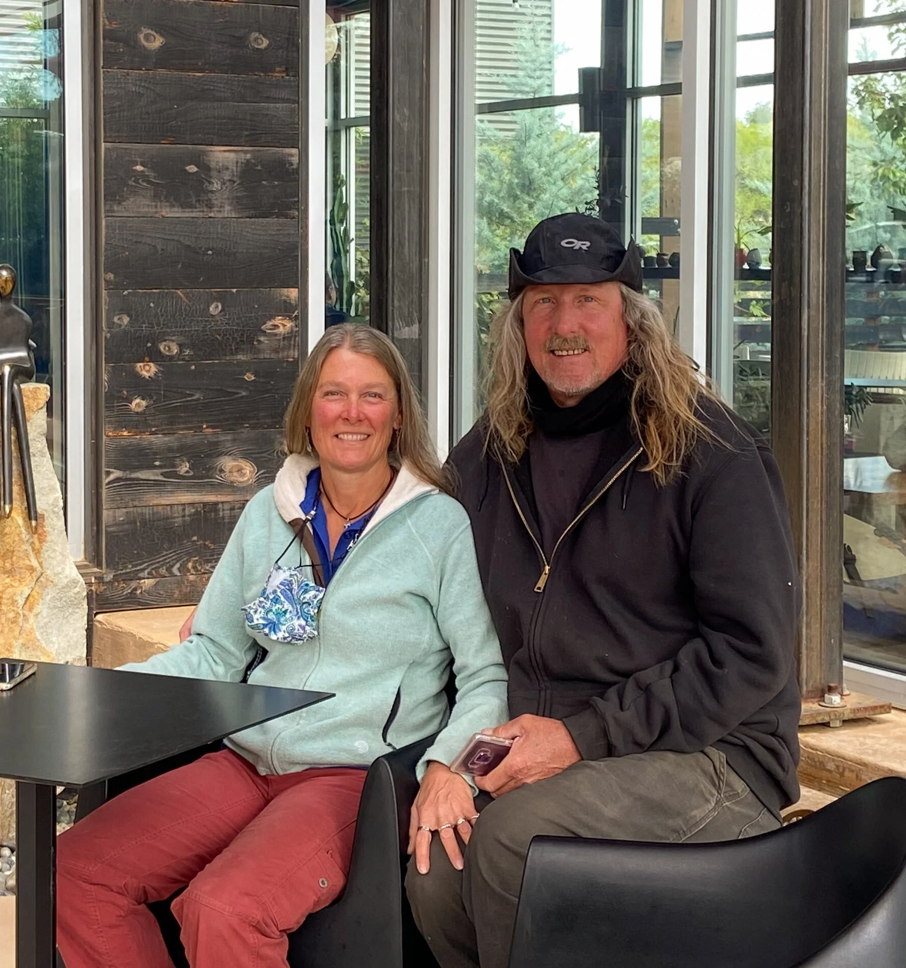 2020 October's Patrons - Susan and Yates - Cafecito Santa Fe