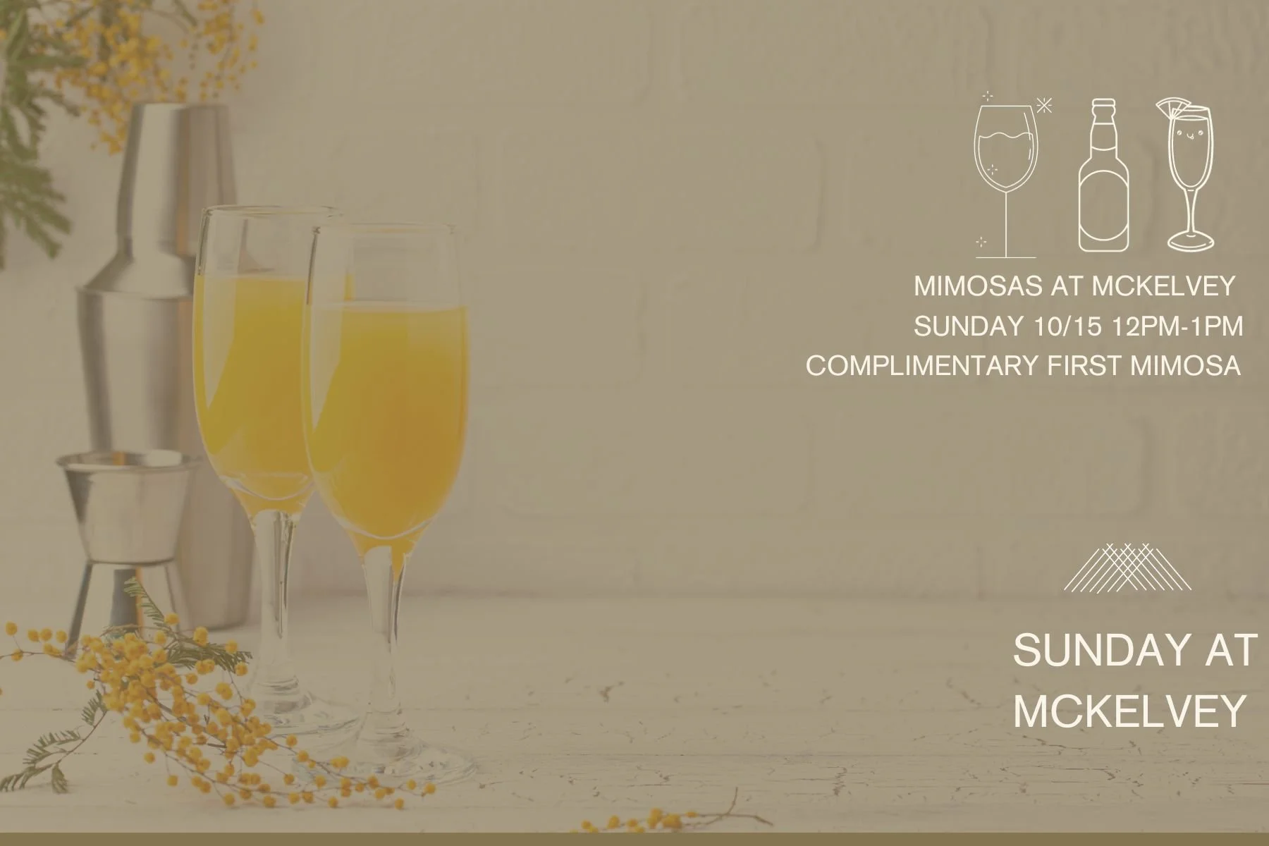 Sunday Mimosas at McKelvey — McKelvey Vineyards